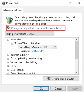 power change settings | Drivers.com