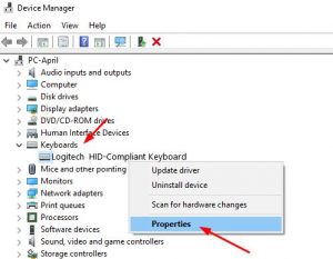 keyboard properties | Drivers.com