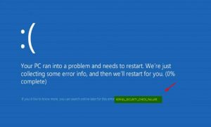 Solution to “Kernel Security Check Failure” BSOD error in Windows ...