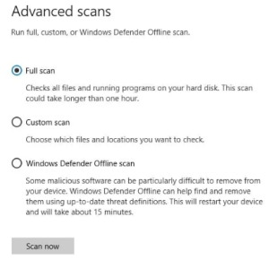 Scan options | Drivers.com