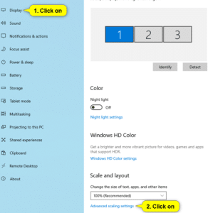 advanced scaling settings | Drivers.com